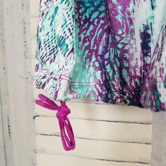 Fabletics | Tops | Nwt Fabletics Animal Print Raceback Thank Top | Poshmark